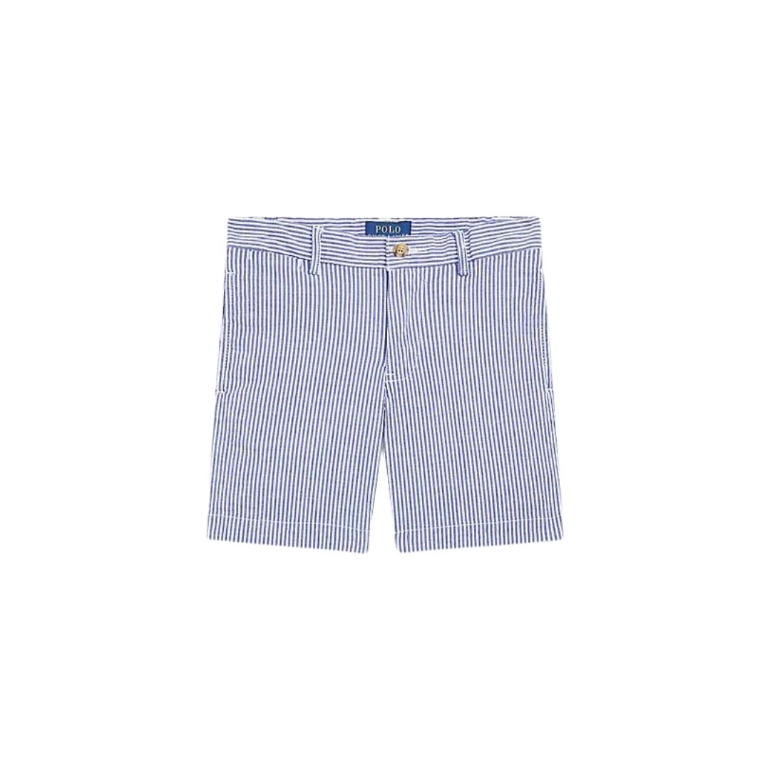 Calções de sarja às riscas Ralph Lauren